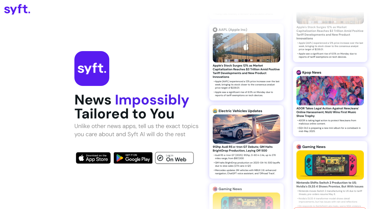Syft AI: Redefining Personalized News Through Advanced AI Summarization - ChatGate