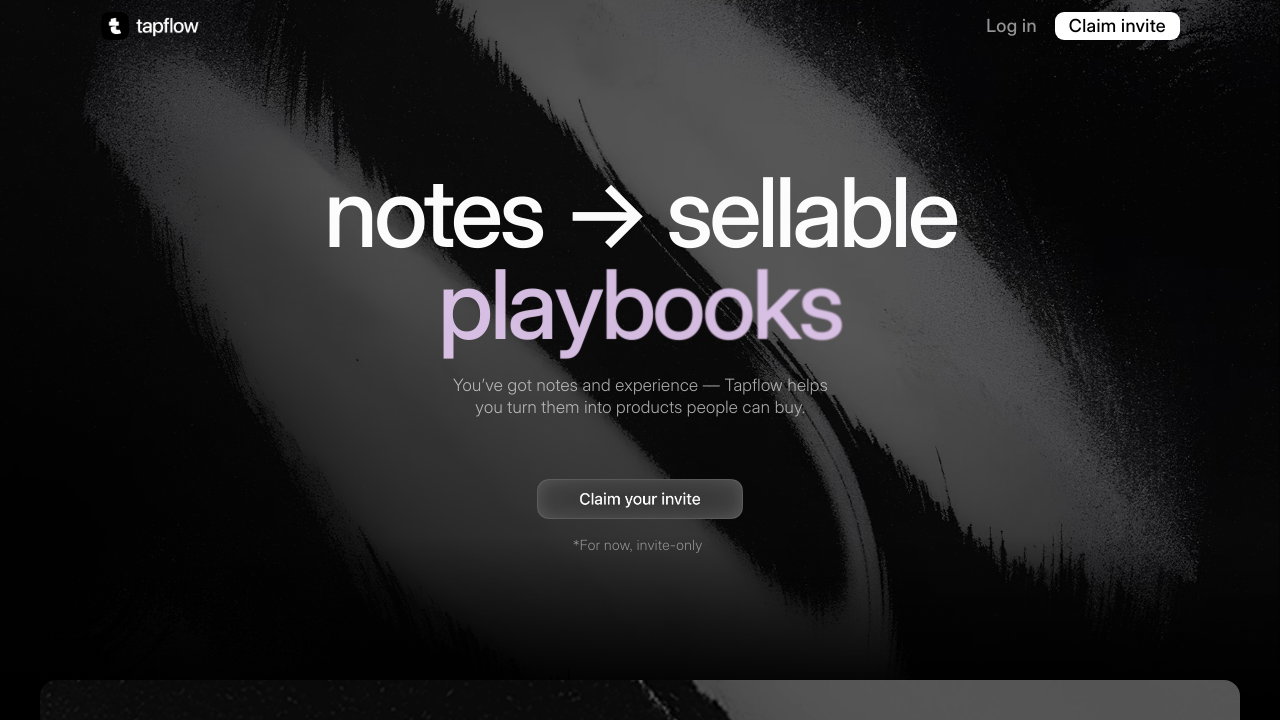 Tapflow: Transforming Notes and Expertise into Sellable Products in ...
