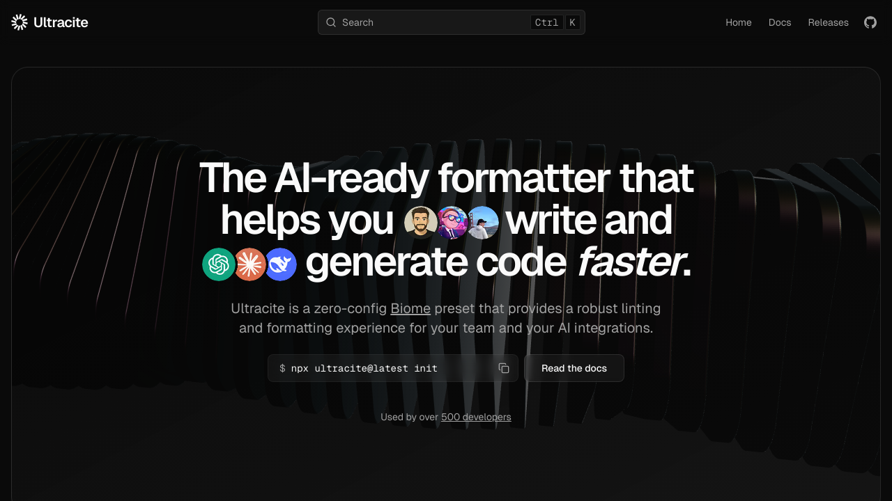 Ultracite: AI-ready Biome preset for faster code | ChatGate