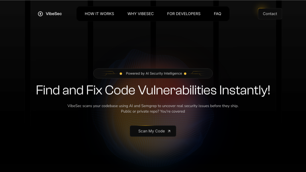 VibeSec：AI 驱动的代码安全扫描器，即时检测漏洞 | ChatGate