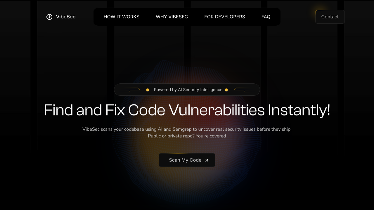 VibeSec：AI 驱动的代码安全扫描器，即时检测漏洞 | ChatGate