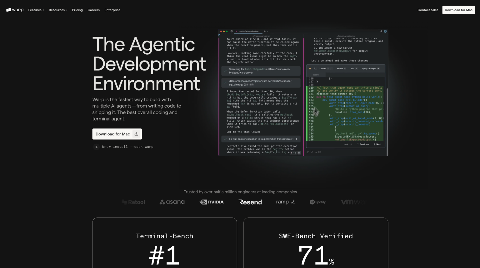 Warp: The Agentic Development Environment