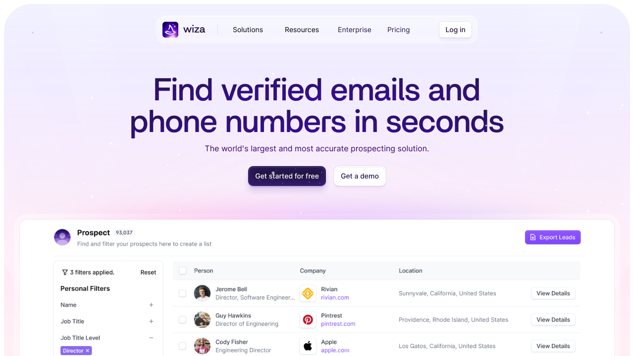 Wiza: The Real-Time B2B Contact Database Transforming Prospecting ...