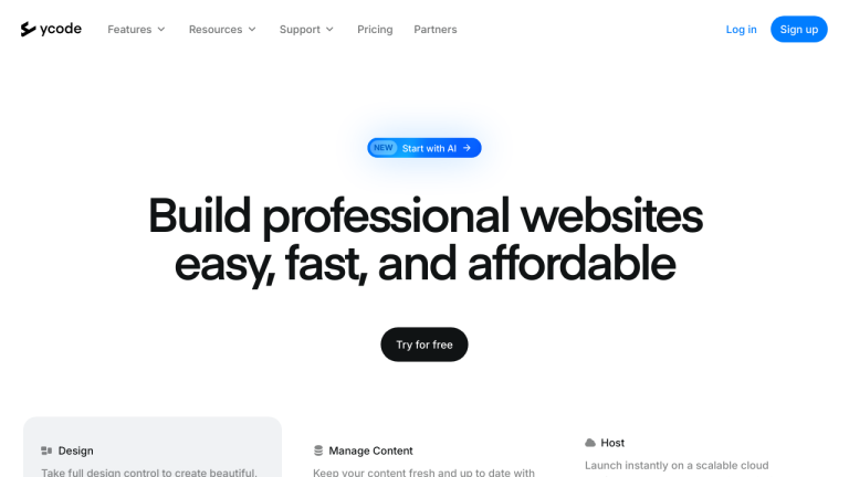 Ycode: The No-Code Website Builder for Modern Designers and Businesses | ChatGate