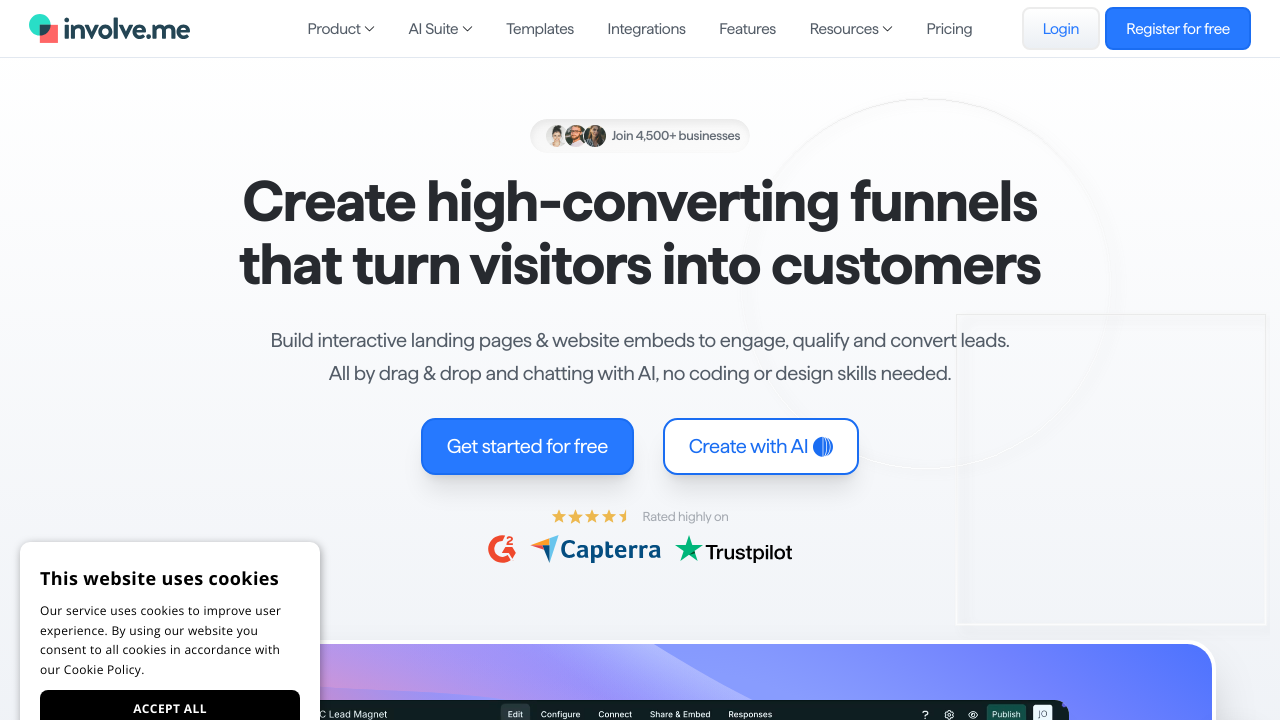 involve.me: An In-Depth Analysis of AI-Powered Funnel Creation for Lead Generation | ChatGate