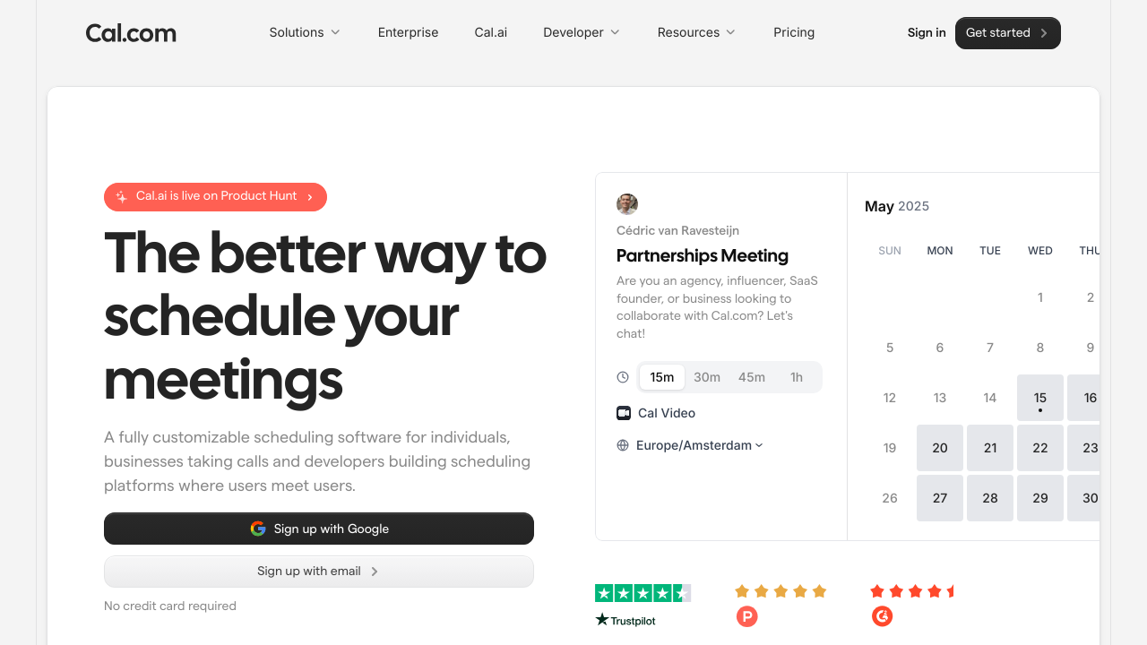 Cal.com: Open Scheduling Infrastructure for Everyone | ChatGate