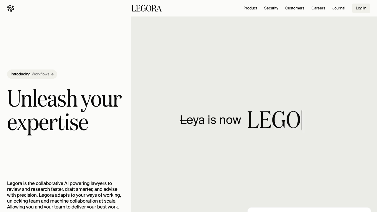 Legora: Collaborative AI workspace for lawyers | ChatGate