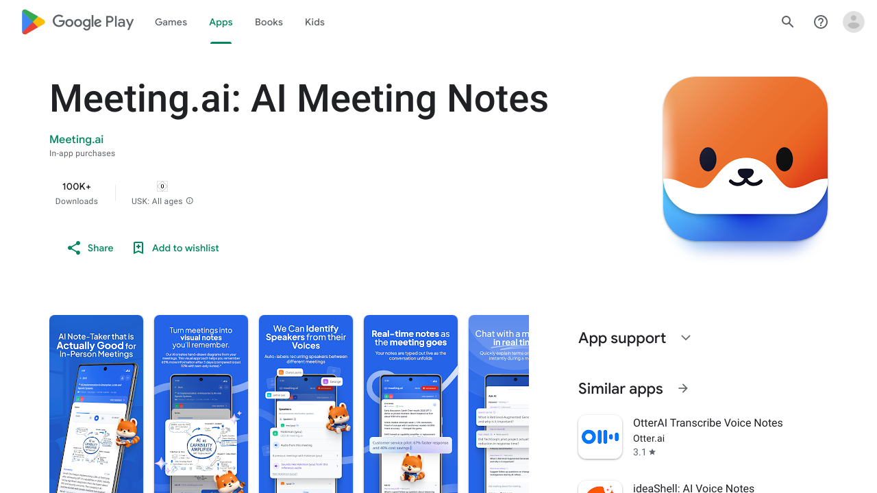 Meeting.ai: Visual Notes and Transcripts for IRL Meetings | ChatGate