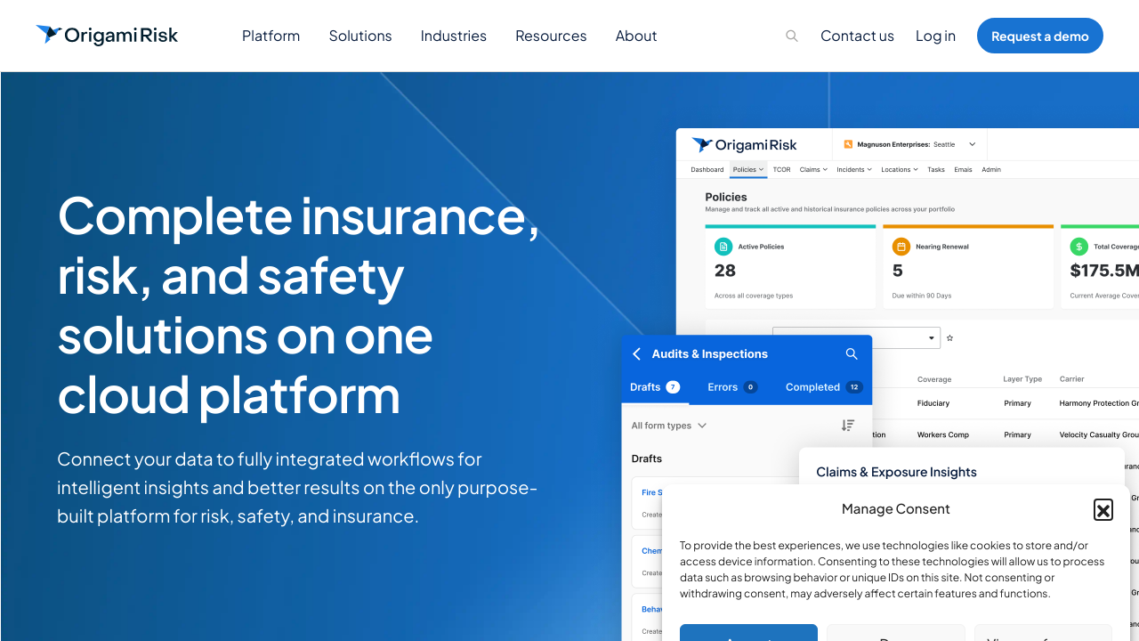 Origami Risk: Unified Risk, Safety, and Insurance Platform | ChatGate