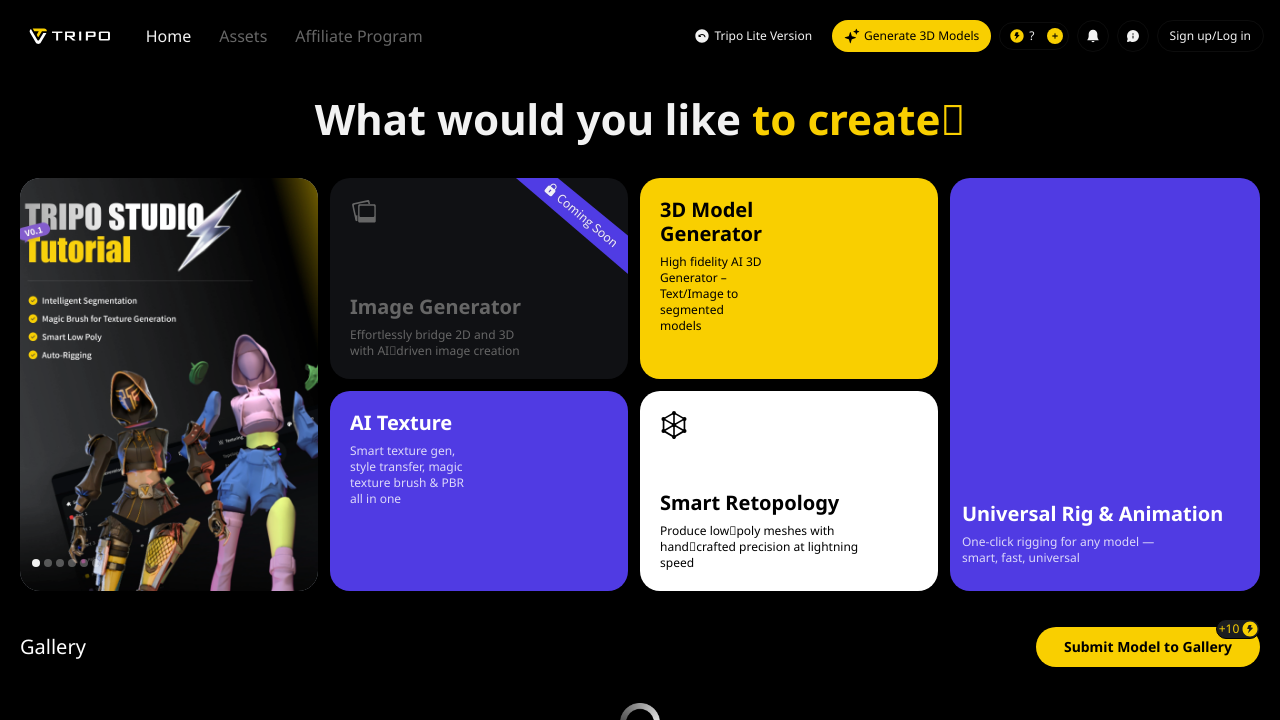 Tripo Studio: AI 3D Gen, Texturing & Rigging | ChatGate