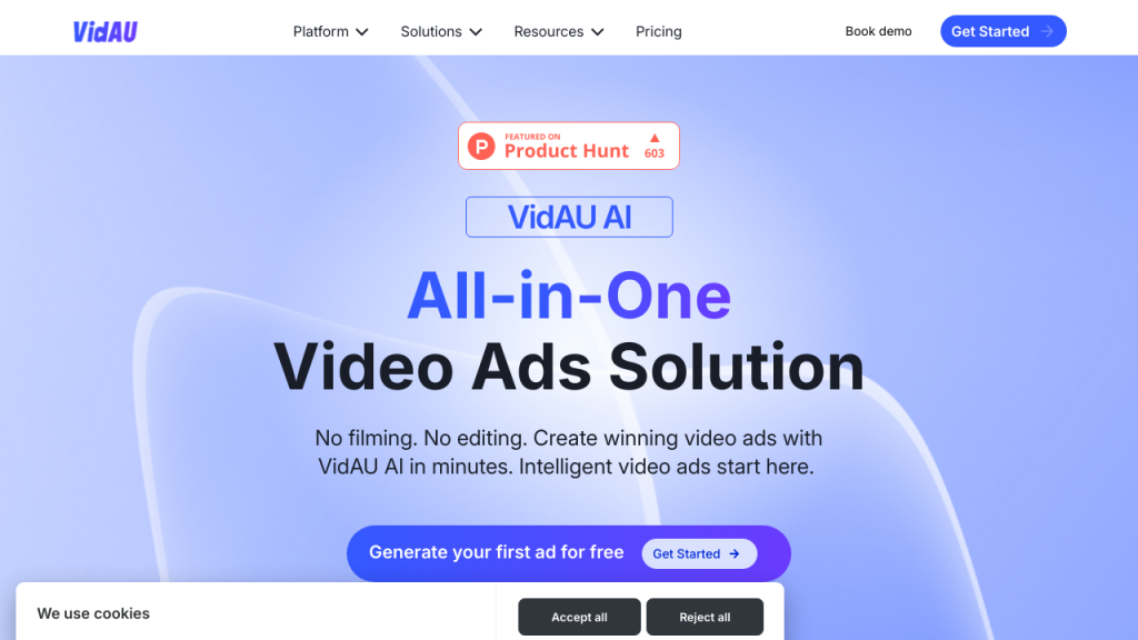 VidAU AI: Generate High-ROI Video Ads Fast | ChatGate