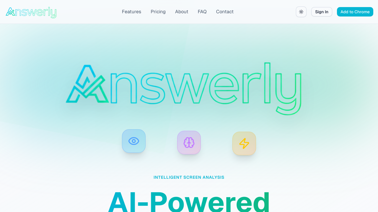 Answerly: On-screen AI answers from what you see | ChatGate