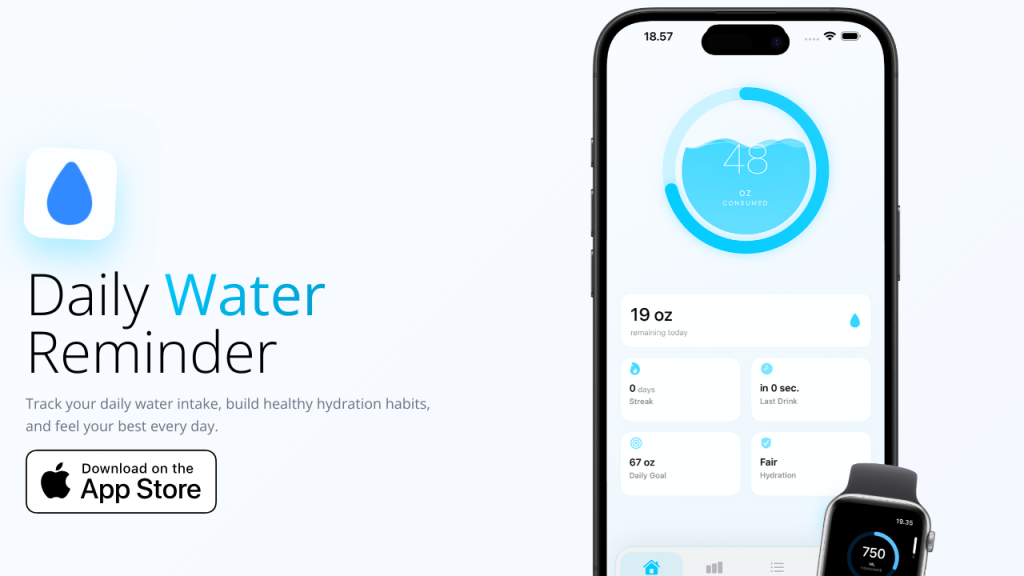 Daily Water Reminder: Simple Hydration Tracking | ChatGate