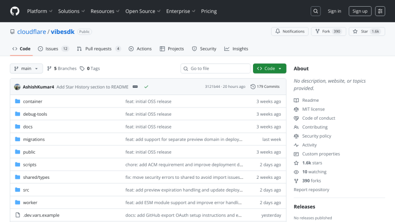 Cloudflare VibeSDK: One-Click AI Vibe Coding Platform | ChatGate
