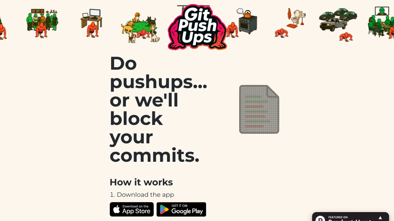 Git Pushups: Earn Your Commits With Daily Pushups | ChatGate