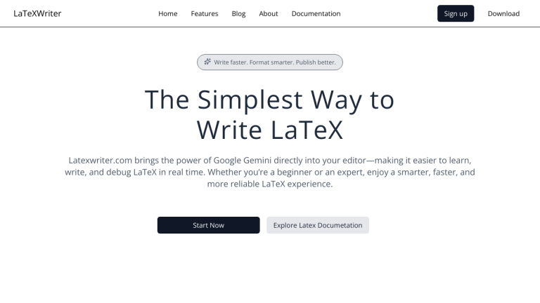 LaTeXWriter: Collaborative LaTeX in Your Browser | ChatGate