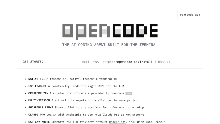 opencode: Terminal AI agent with multi-model support | ChatGate