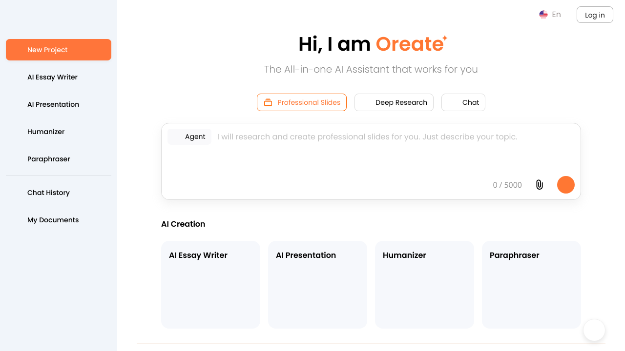 Oreate AI: Essays, Citations, and One-Click Slides | ChatGate