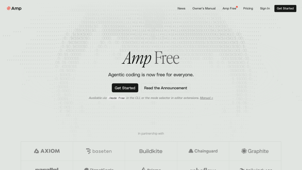 Amp Free: Agentic coding for everyone | ChatGate
