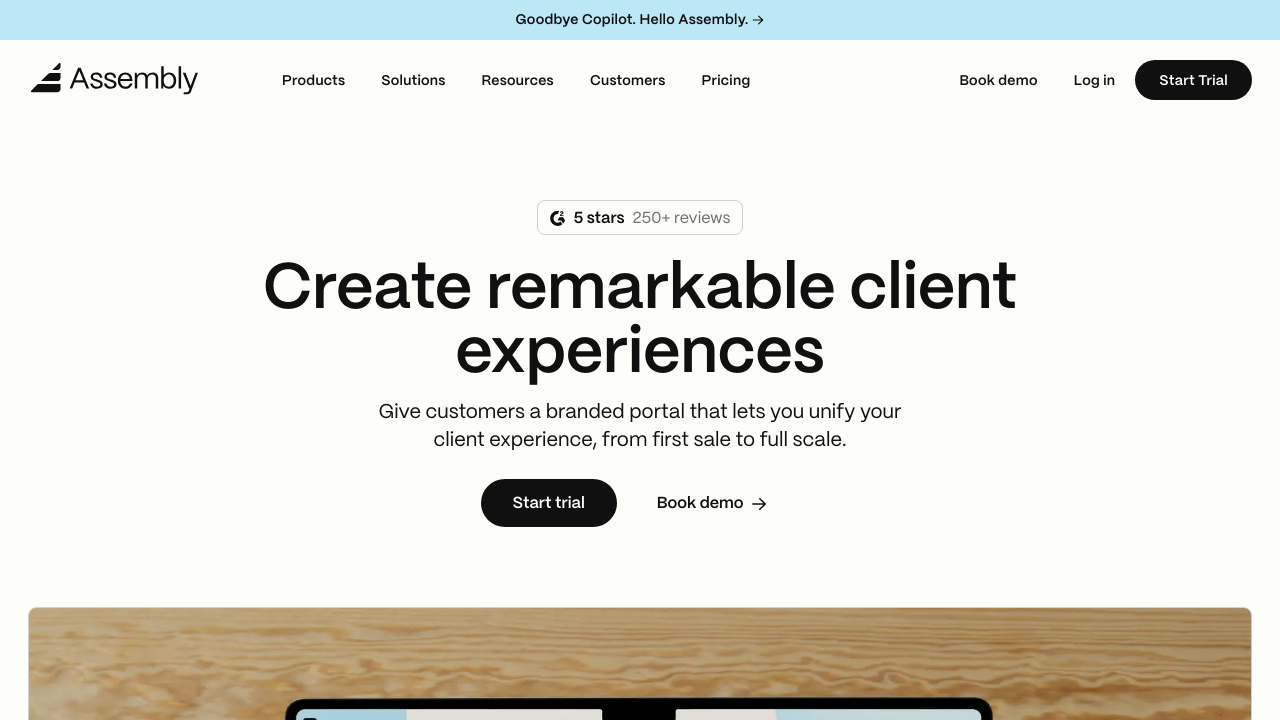Assembly: Branded client portals and AI CRM | ChatGate