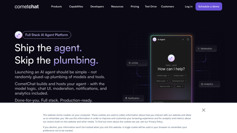 CometChat: Full-Stack Platform to Ship AI Agents | ChatGate