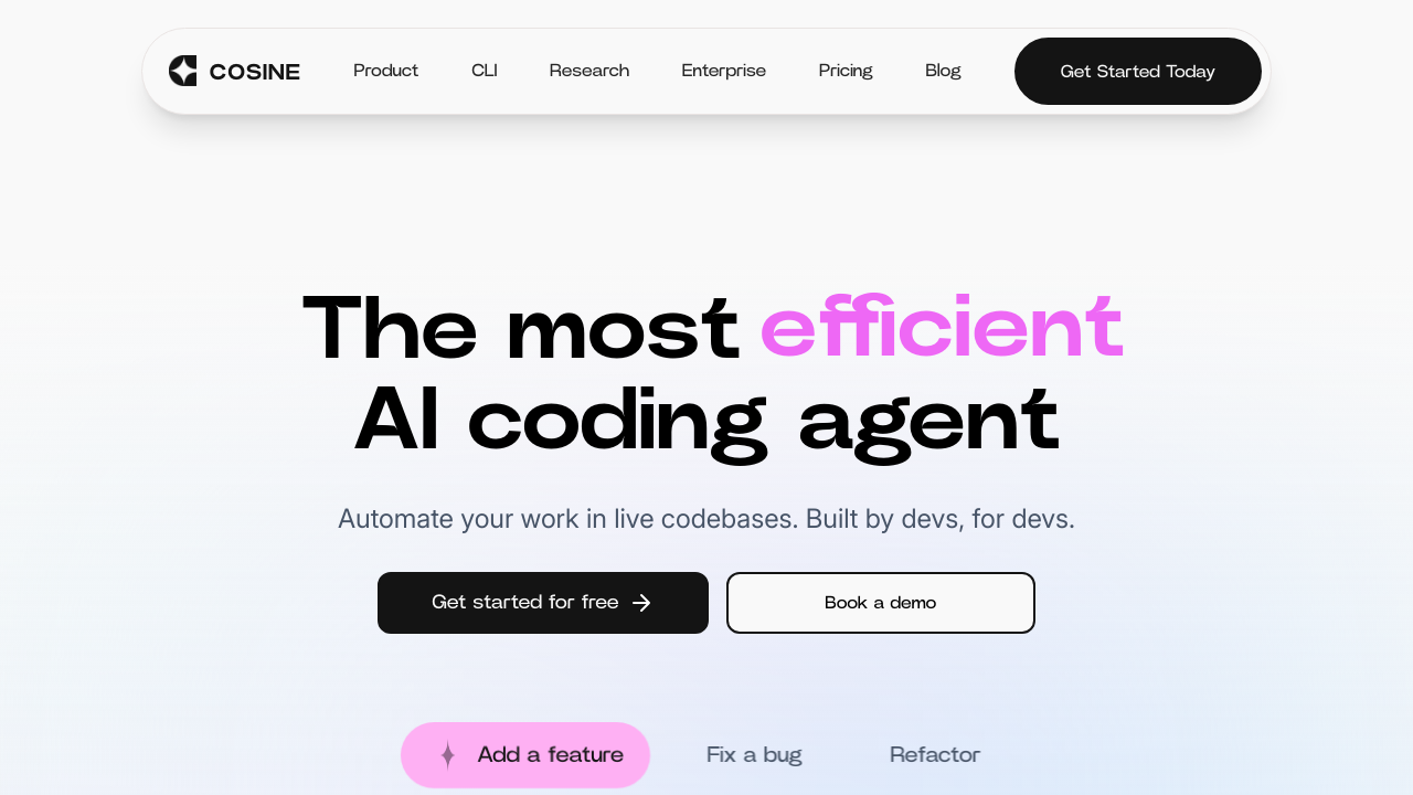 Cosine: Agentic AI coding from ticket to PR | ChatGate