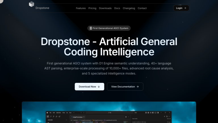 Dropstone: AI IDE for Self-Learning Code Automation | ChatGate