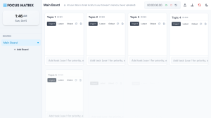 Focus Matrix: Prioritize Tasks with an Eisenhower Board | ChatGate