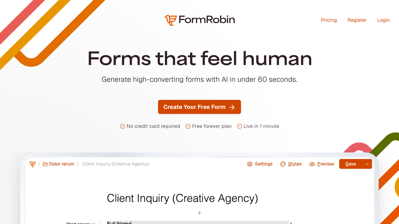 FormRobin: Build AI Forms with Unlimited Responses | ChatGate