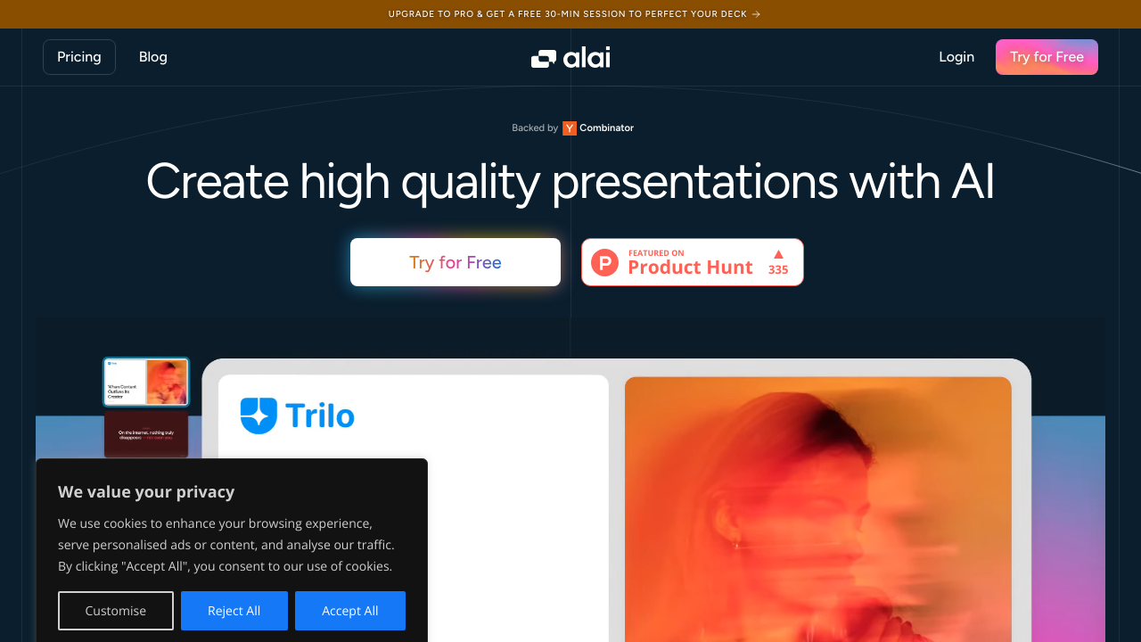 Alai: Create High‑Quality Presentations with AI | ChatGate