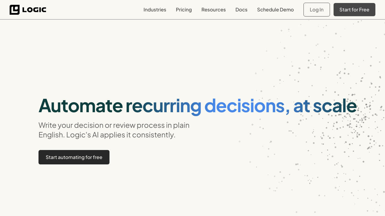 Logic: Automate Recurring Decisions in Plain English | ChatGate