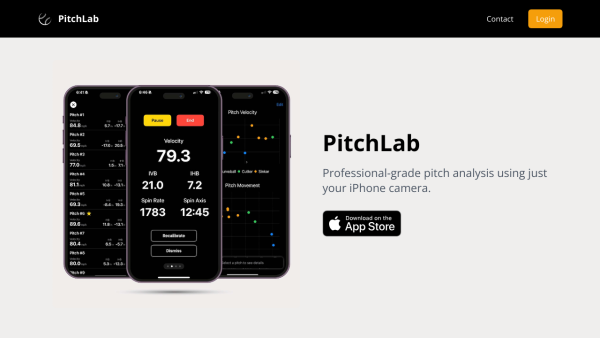 PitchLab: AI Pitch Tracking With Just Your iPhone | ChatGate
