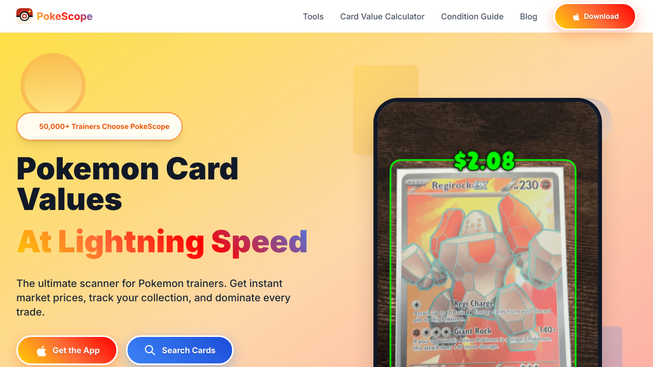 PokeScope: Instant Pokemon Card Price Scanner | ChatGate