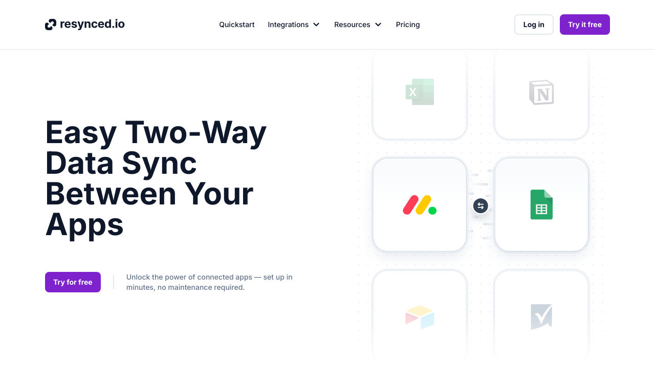 Resynced: Two-Way Sync for Notion, Sheets, and More | ChatGate