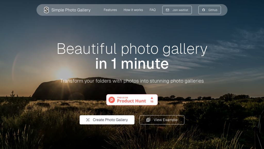 Simple Photo Gallery: Turn Folders Into Static Web Galleries | ChatGate