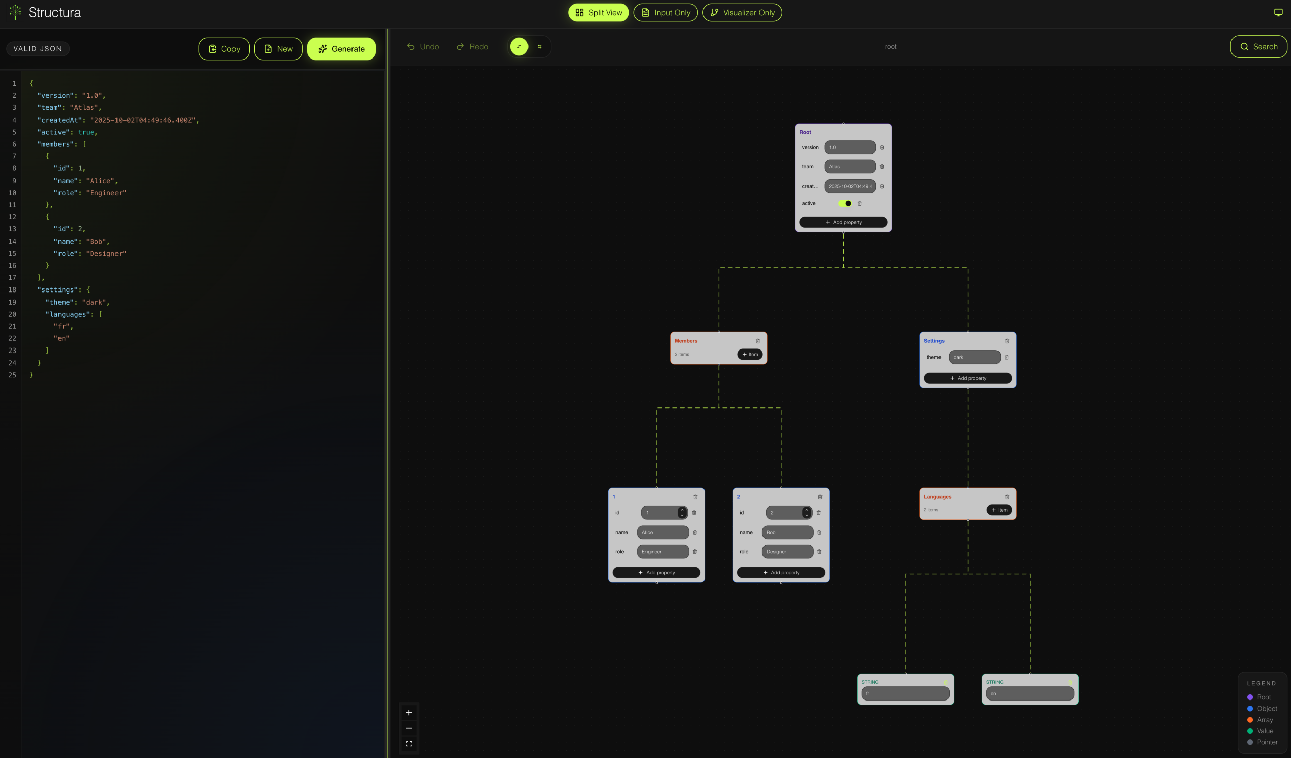 Structura: Visual JSON Editing with Real‑time Sync | ChatGate