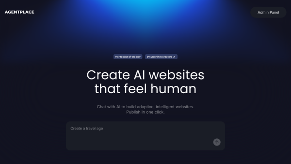 Agentplace: AI websites that feel human | ChatGate