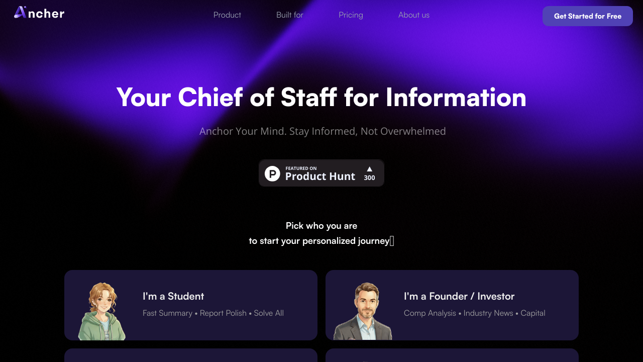 Ancher: AI News Assistant That Filters Noise | ChatGate