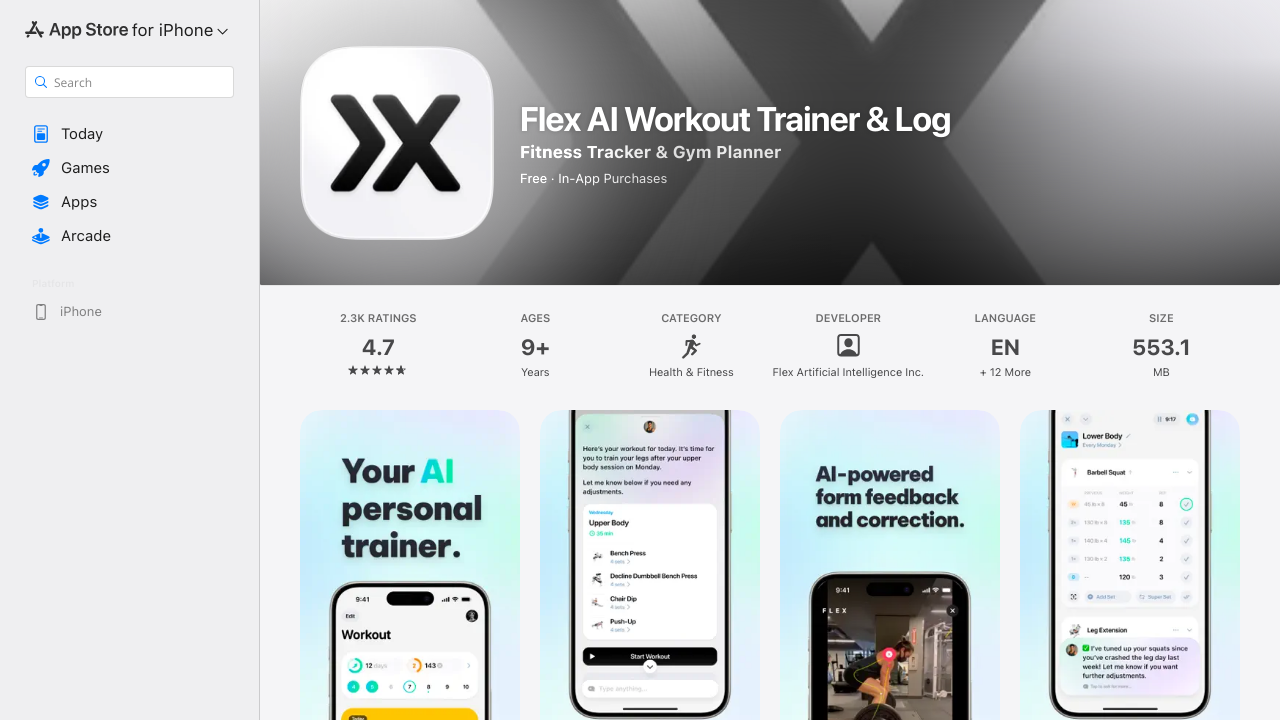 Flex AI: Real-time AI Personal Trainer | ChatGate
