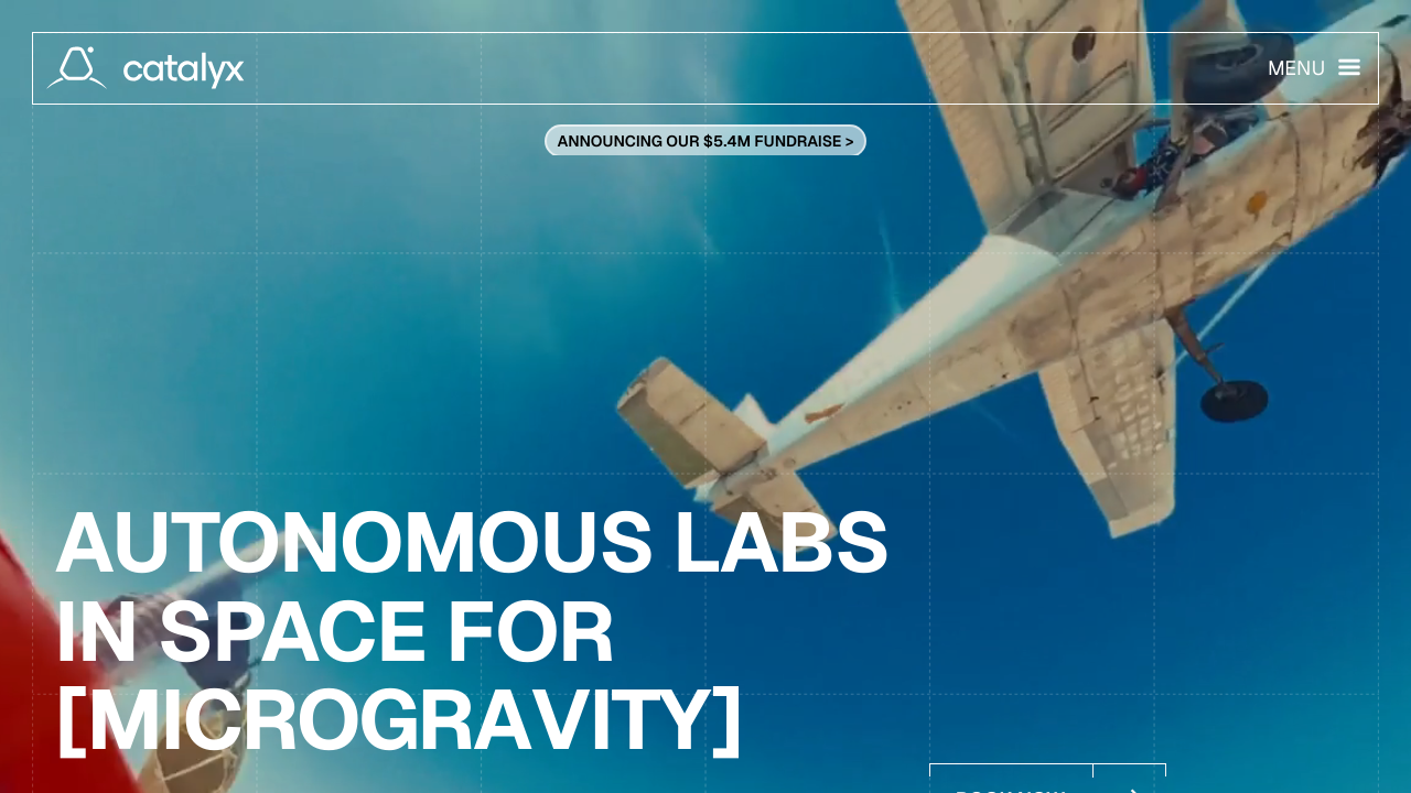 Catalyx Space: AWS-like Autonomous Labs and Downmass | ChatGate