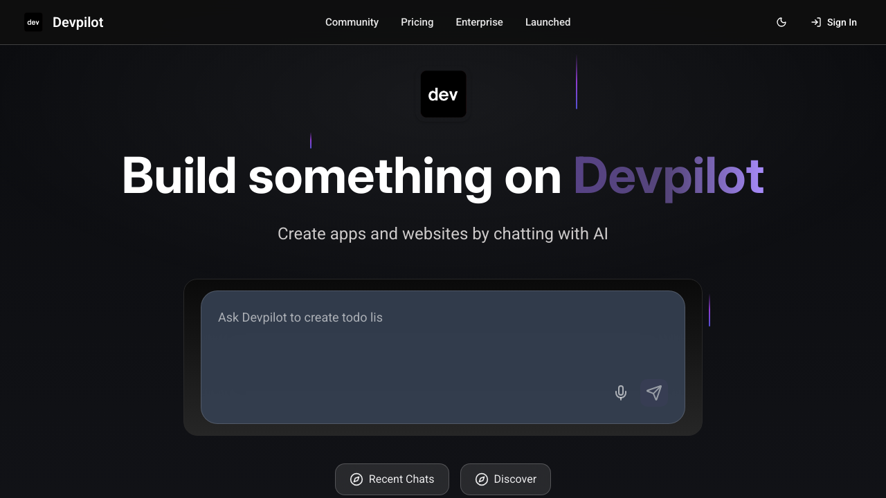 Devpilot: Chat Your Way to Production Apps | ChatGate