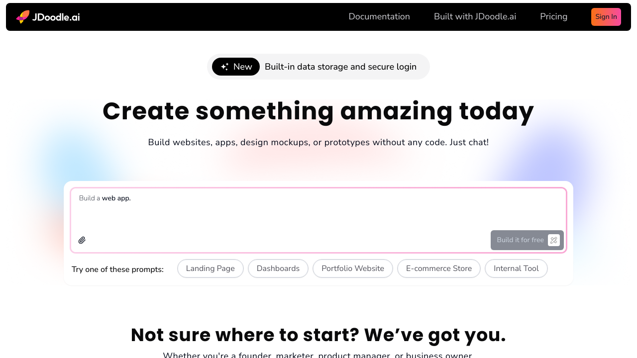 JDoodle.ai: Turn Prompts into Full‑Stack Web Apps | ChatGate