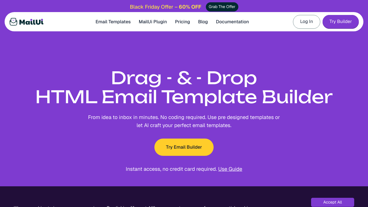 MailUi: AI Drag-and-Drop Email Template Builder | ChatGate