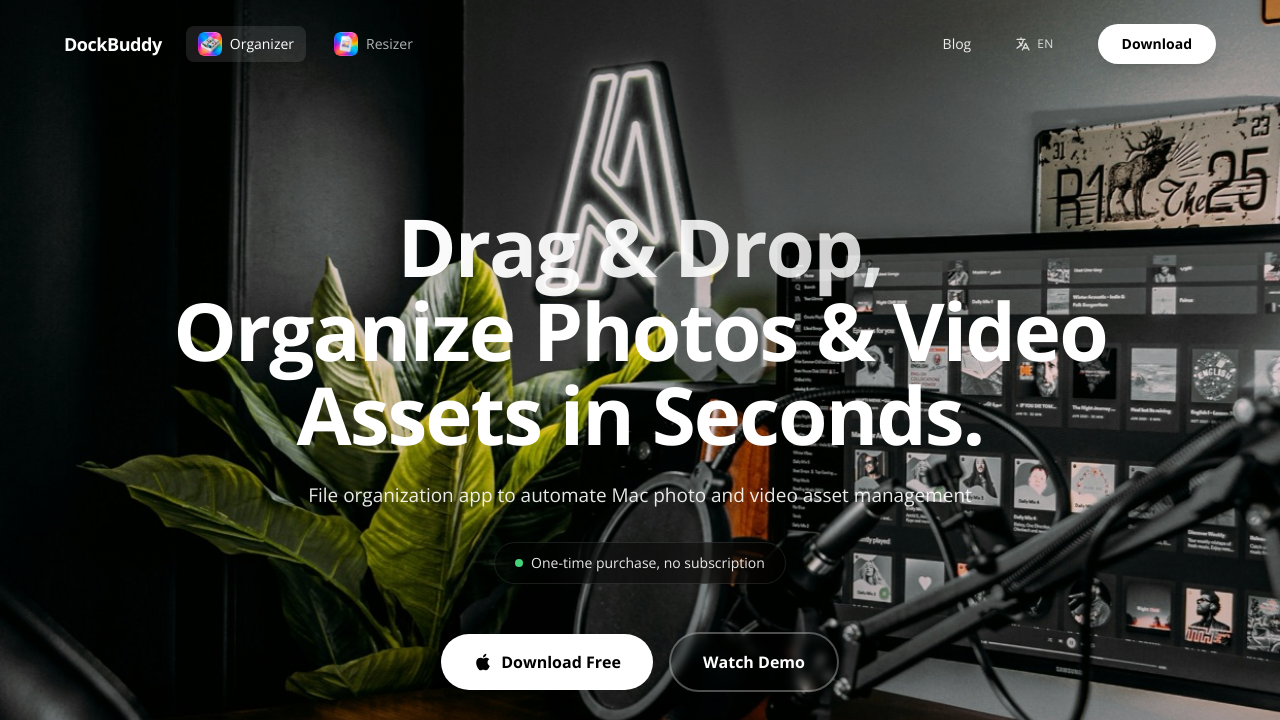 DockBuddy Organizer: Automate Mac Photo & Video Asset Organization | ChatGate