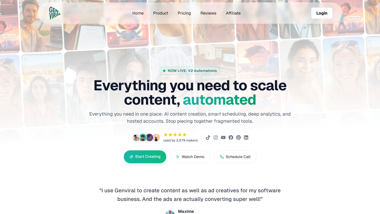 GenViral: AI-powered short-form content automation | ChatGate