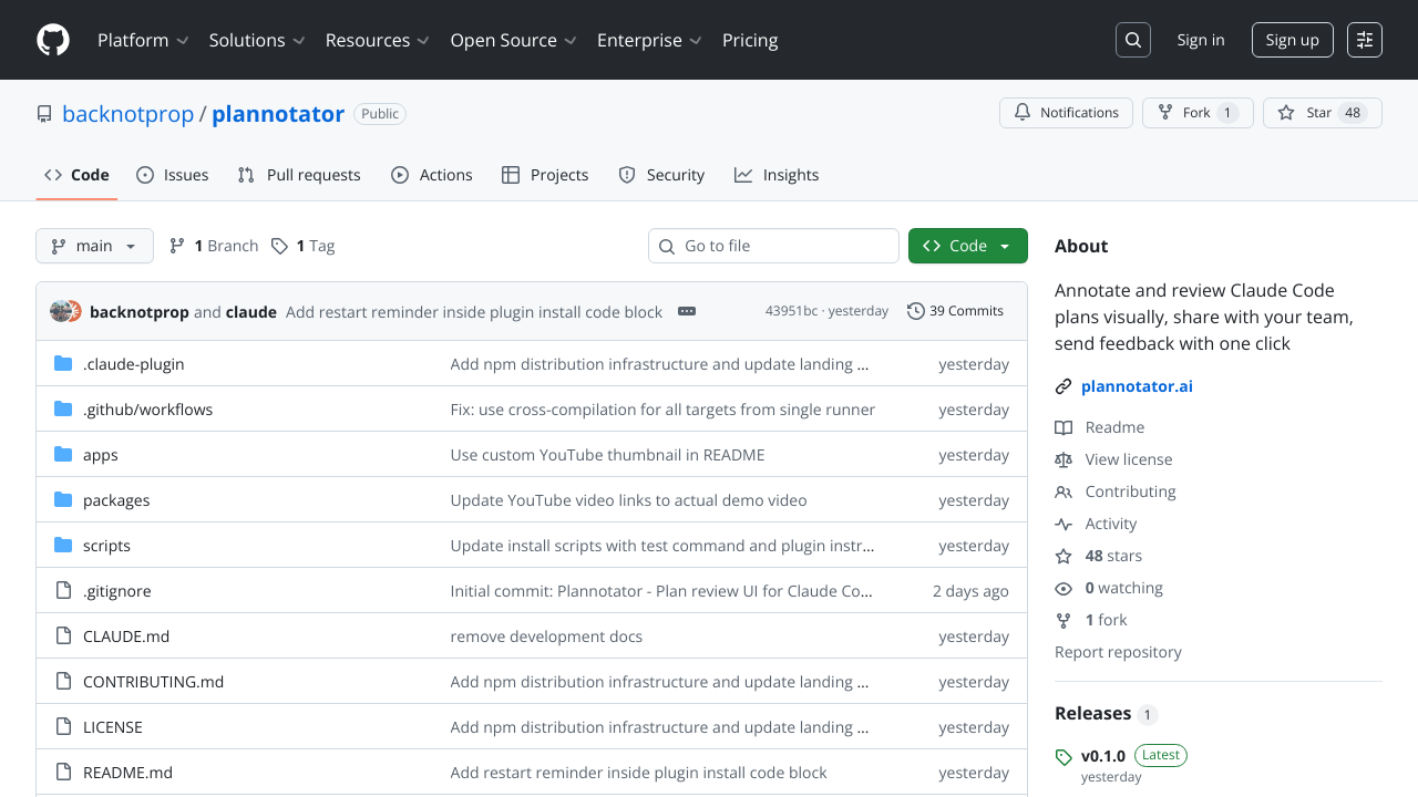 Plannotator: Visual plan review for Claude Code | ChatGate