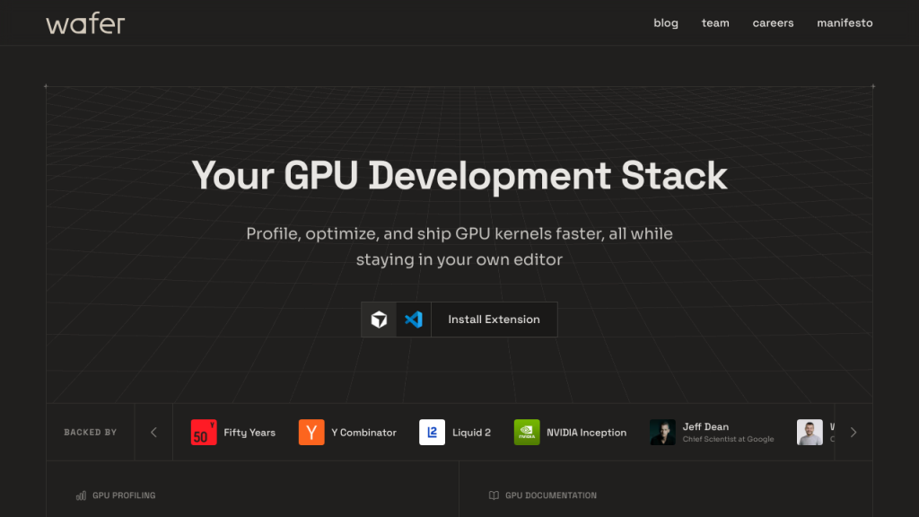 Wafer: GPU development tools inside your IDE | ChatGate