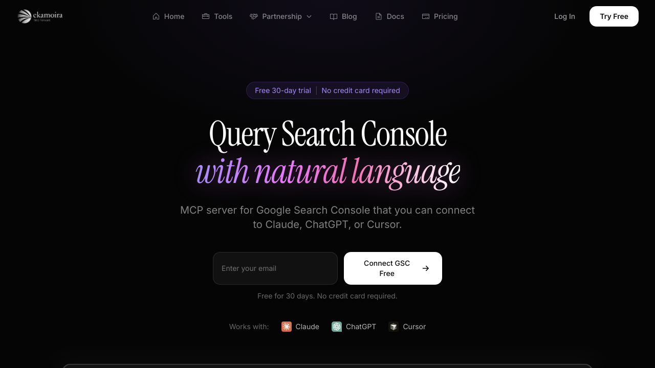 GSC MCP Server: Query Search Console with AI | ChatGate