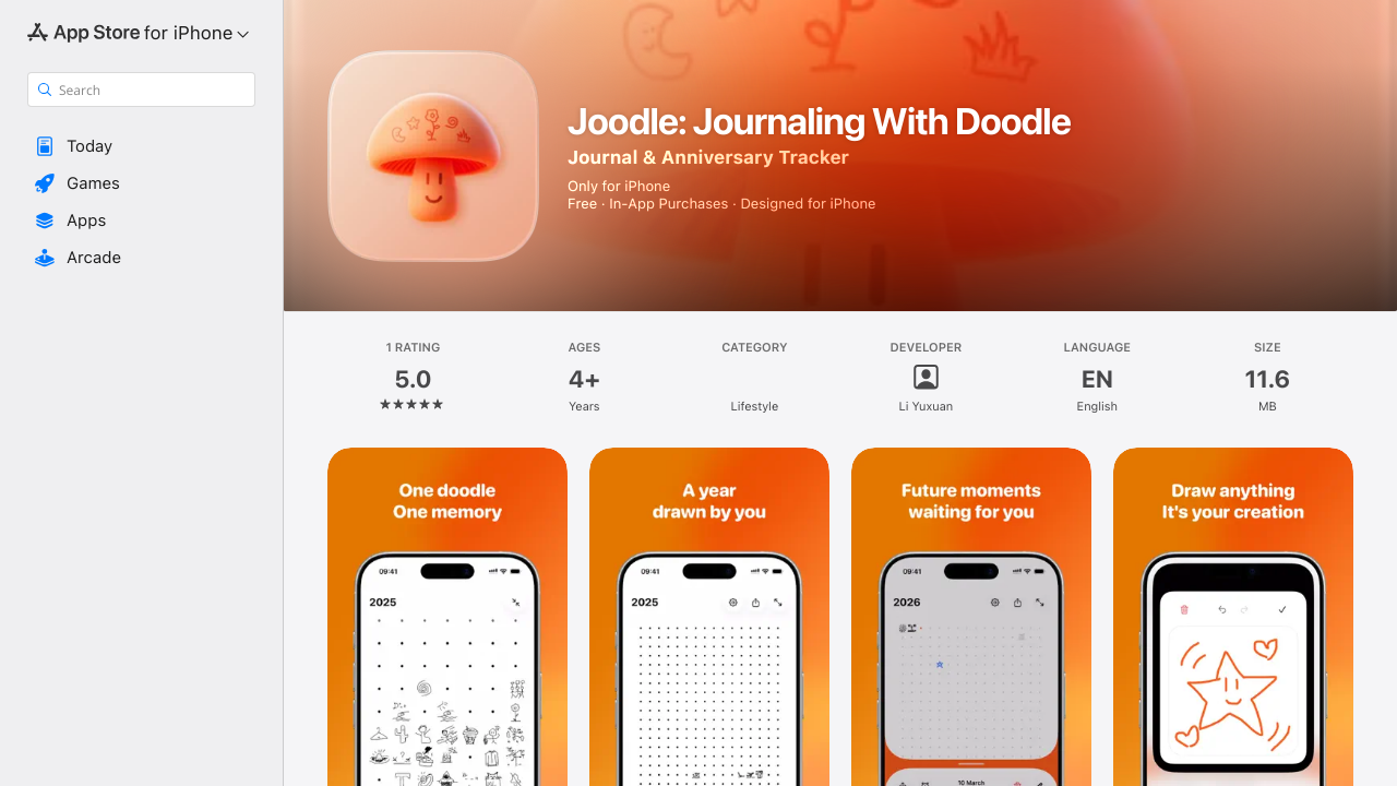 Joodle: Visual Daily Doodle Journal | ChatGate