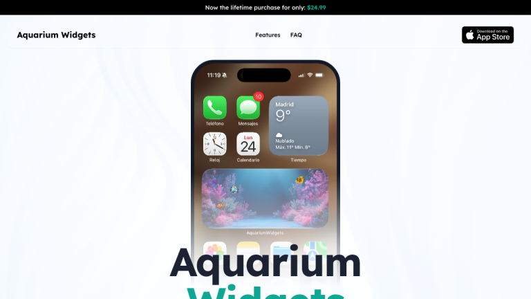 Aquarium Widgets: Animated Home Screen Aquariums for iOS | ChatGate